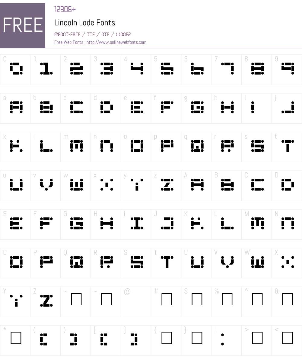 Lincoln Lode 1 Fonts Free Download - OnlineWebFonts.COM