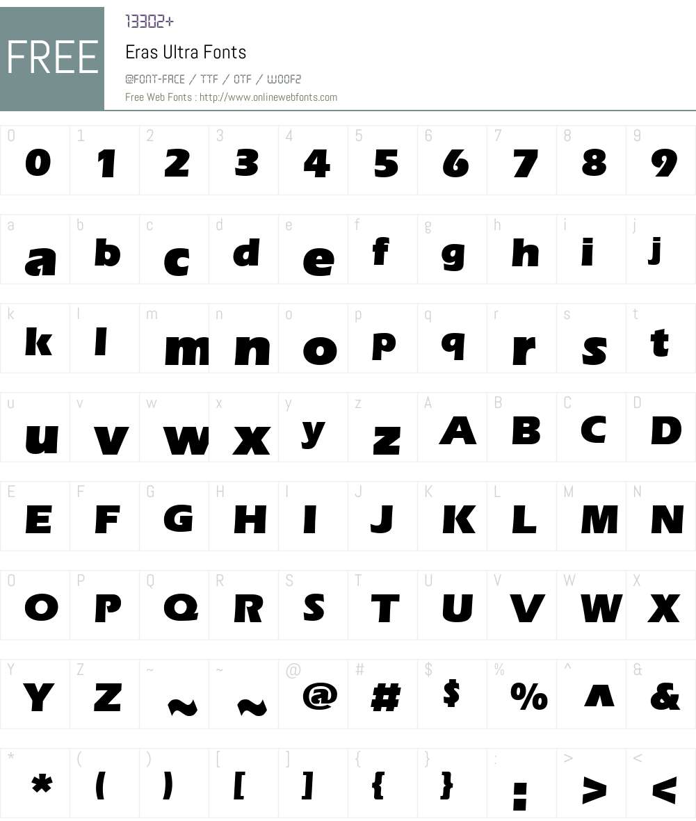 Eras Ultra 2.00;com.myfonts.easy.itc.eras.bld-ultra.wfkit2.version.3LuX ...