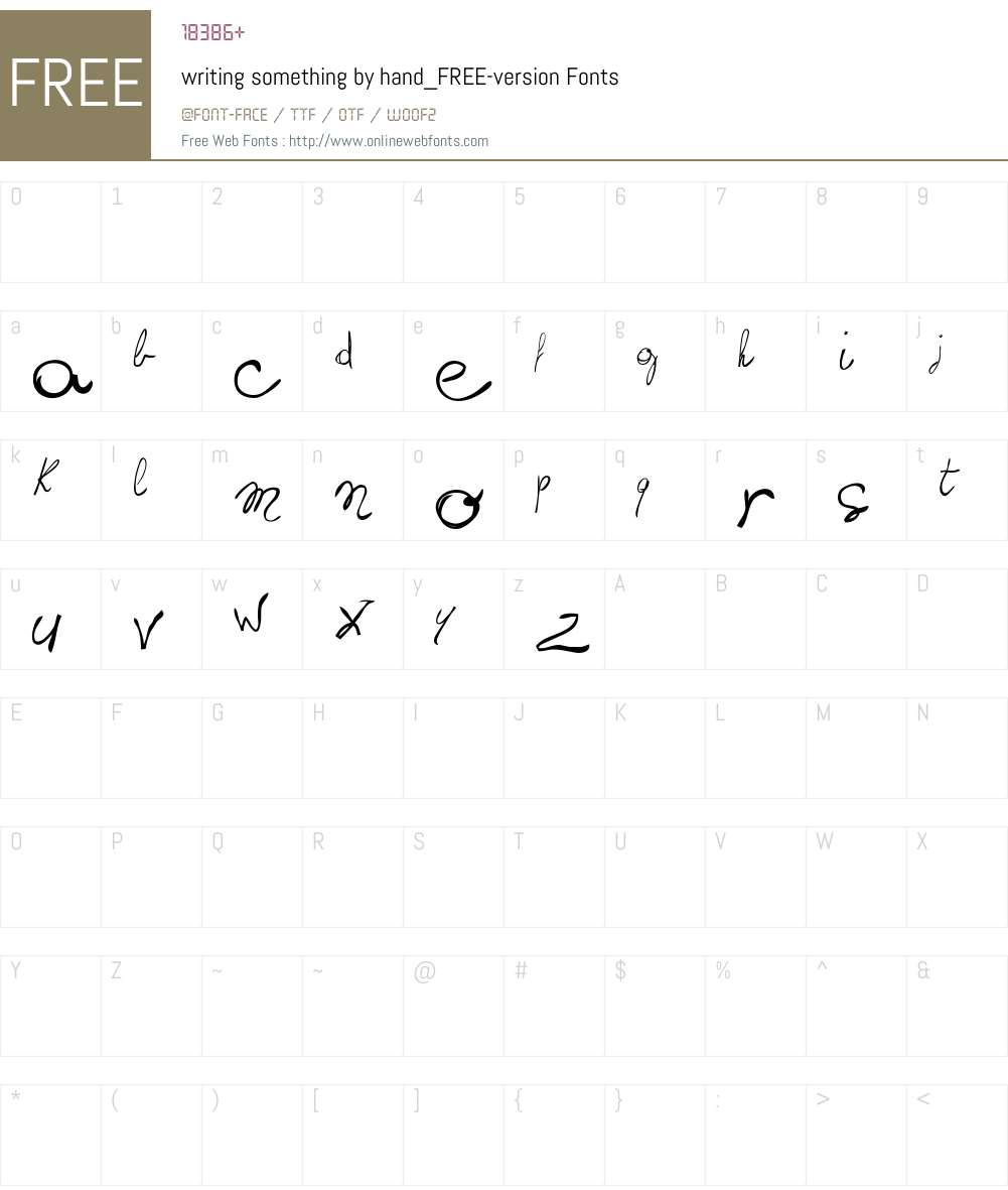 writing something by hand_FREE-version 1.00 November 18, 2011, initial ...