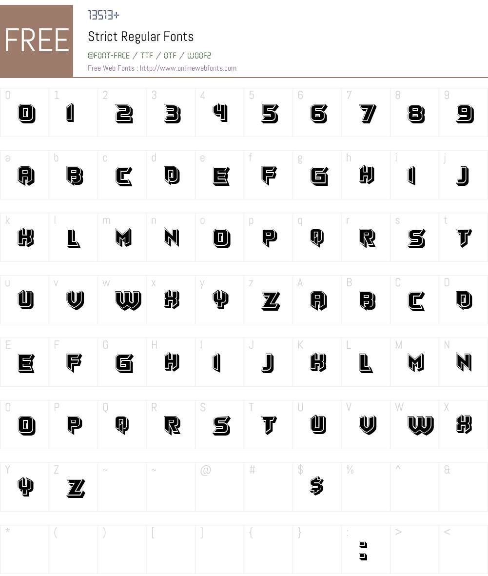Strict 1.000 Fonts Free Download - OnlineWebFonts.COM