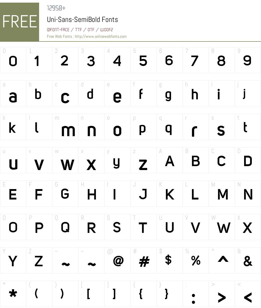 Uni-Sans-SemiBold 001.001;com.myfonts.font-fabric.uni-sans.semi-bold ...