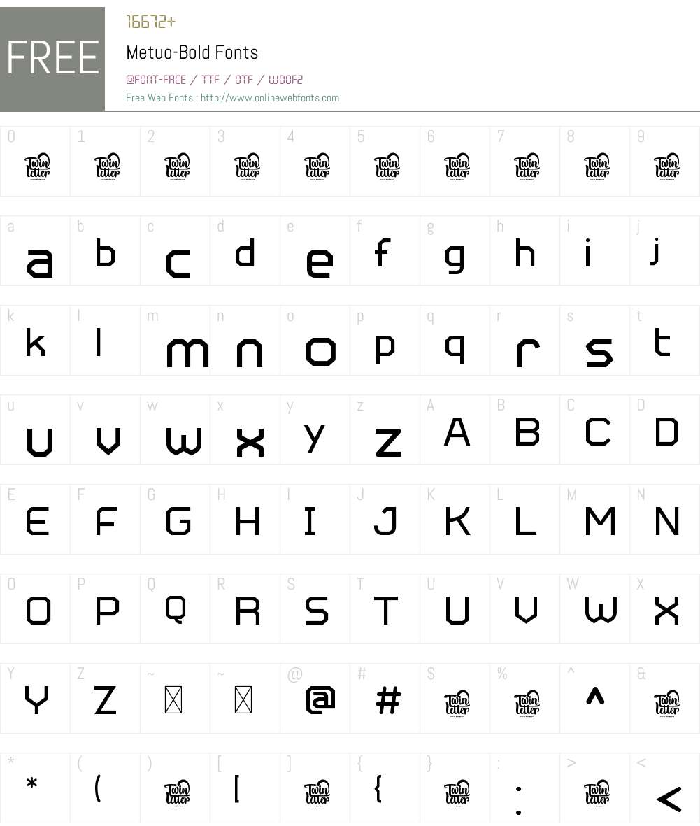 Metuo 1.000 Fonts Free Download - OnlineWebFonts.COM