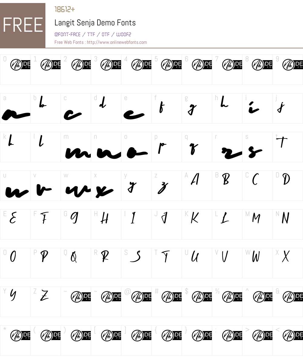 Langit Senja Demo 1.002;Fontself Maker 3.5.7 Fonts Free Download ...