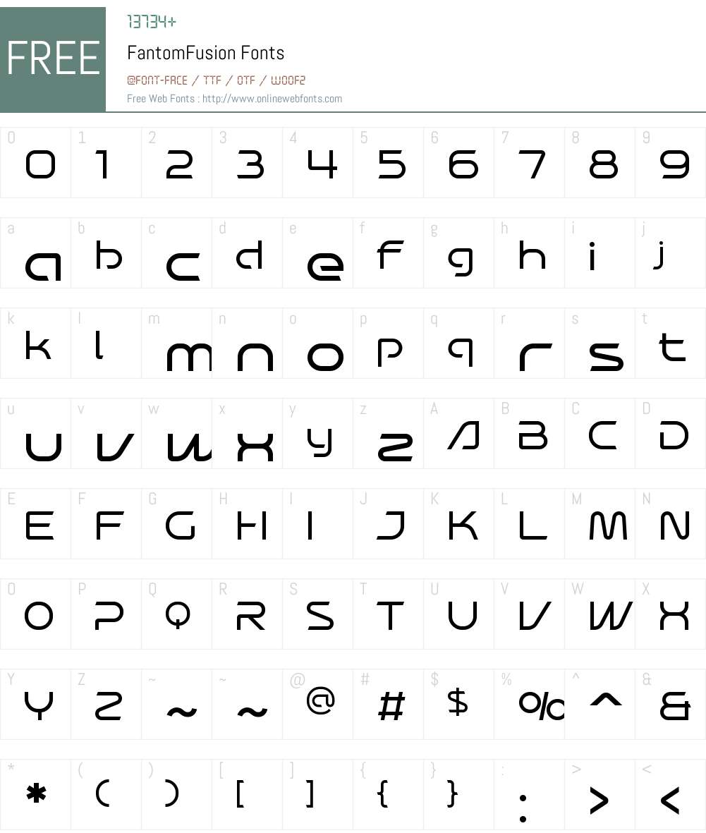 Fantom Fusion 1.0 Fonts Free Download - OnlineWebFonts.COM