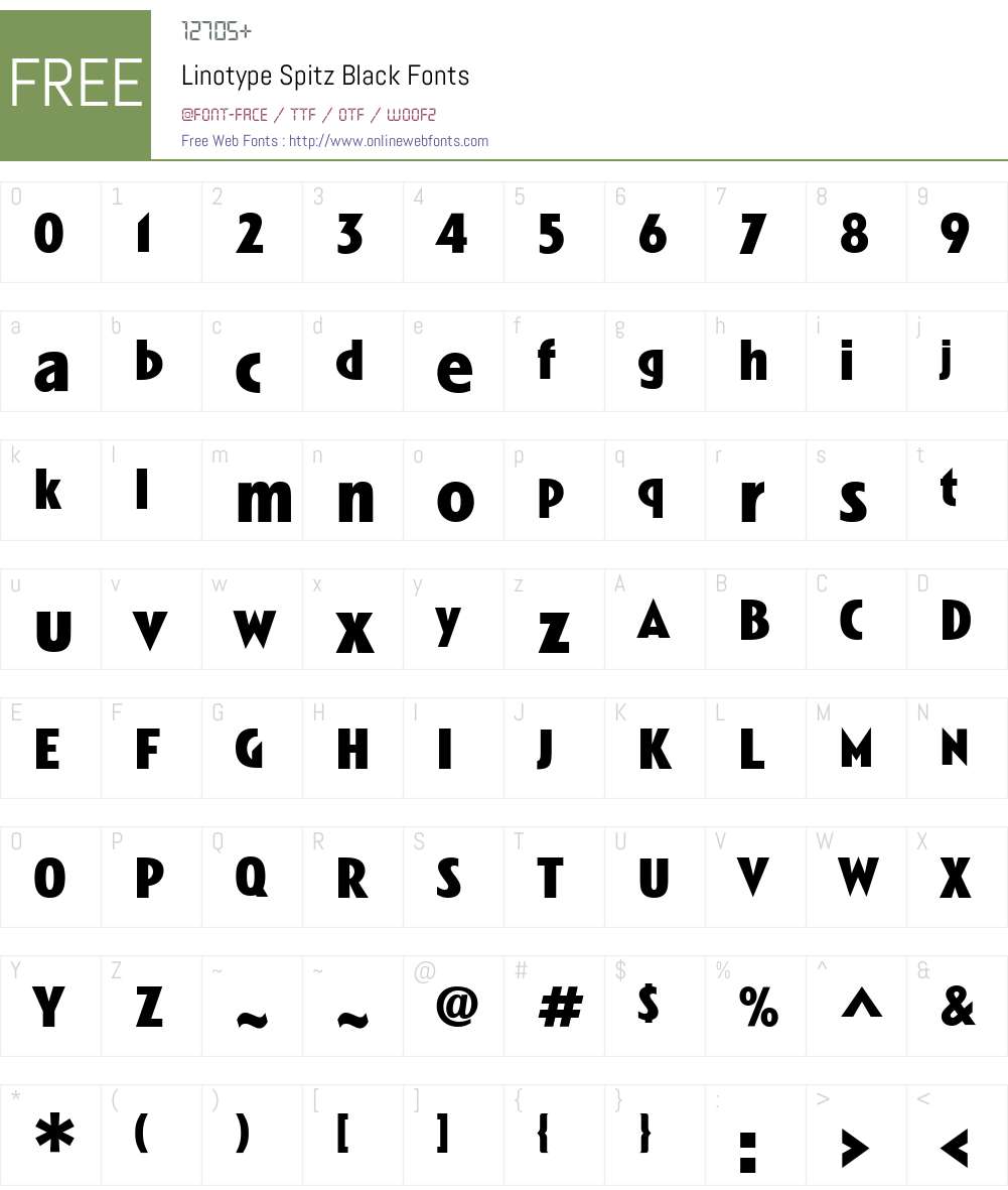 Linotype Spitz Black 2.0 Fonts Free Download - OnlineWebFonts.COM