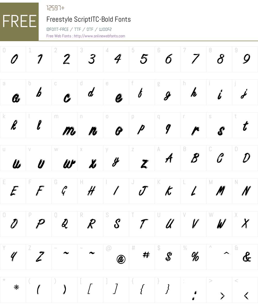 Freestyle ScriptITC-Bold FreestyleScriptITC-Bold Fonts Free Download ...