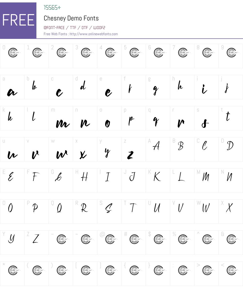 Chesney Demo 1.002;Fontself Maker 3.5.4 Fonts Free Download ...