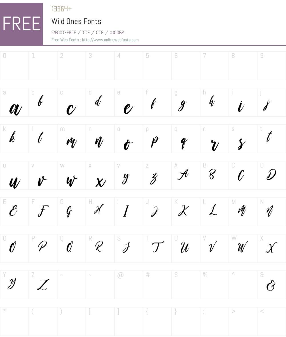 Wild Ones Fonts Free Download - OnlineWebFonts.COM