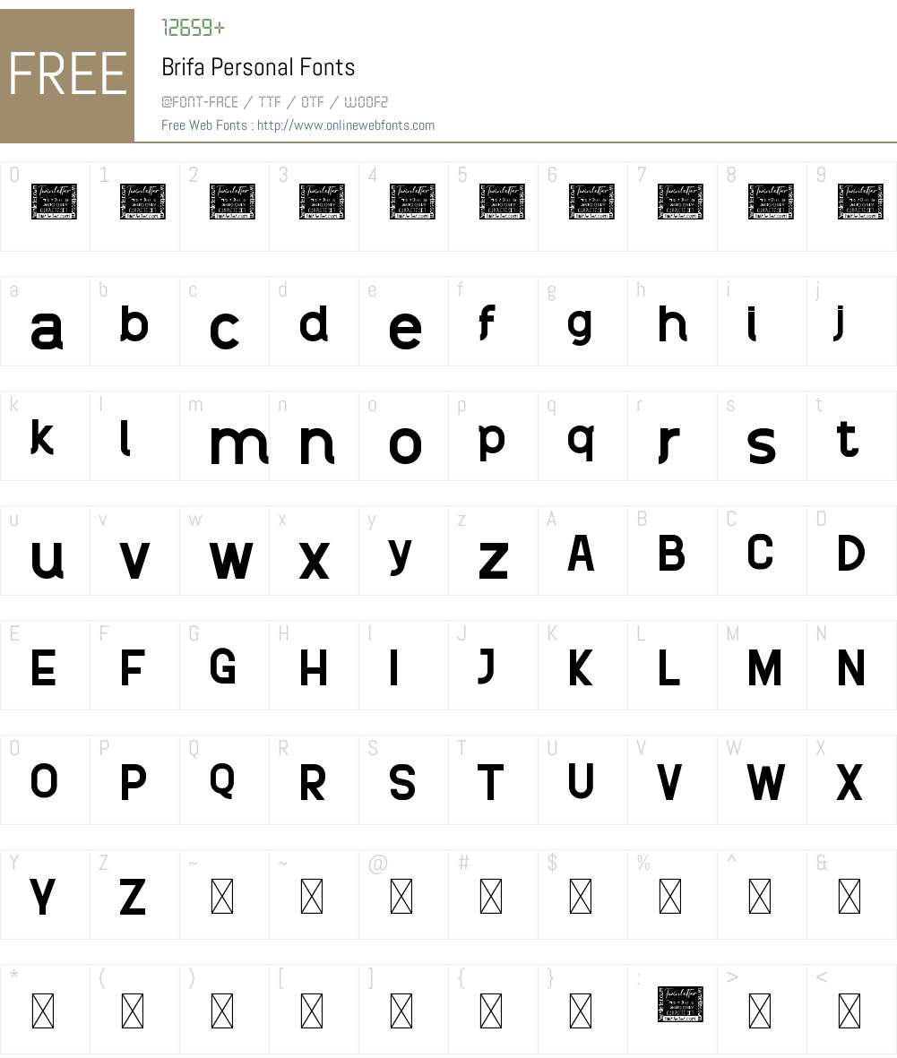 Brifa Personal 1.002;Fontself Maker 3.5.4 Fonts Free Download ...