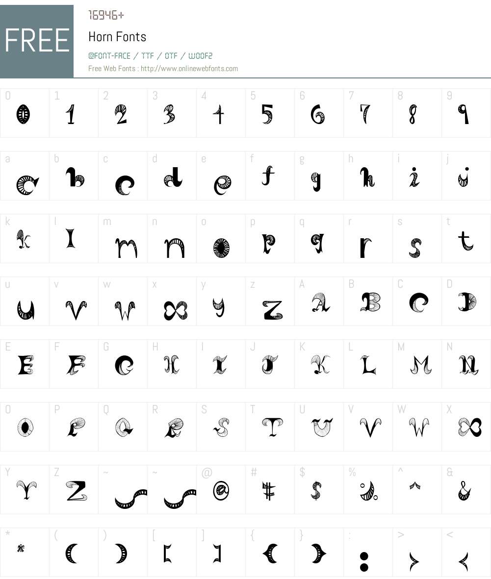 Horn Fonts Free Download - OnlineWebFonts.COM