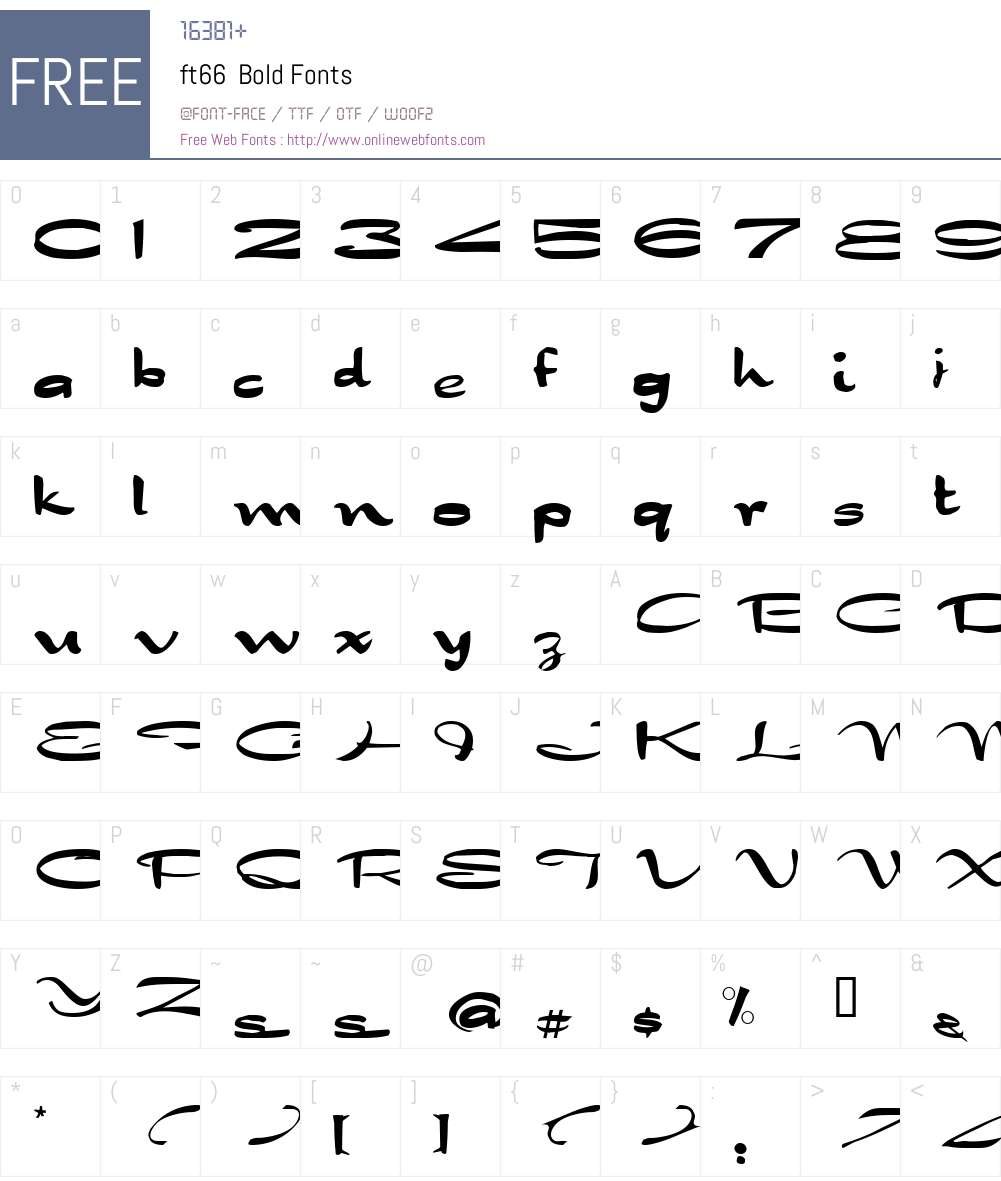 ft66 1.00 1998 initial release Fonts Free Download - OnlineWebFonts.COM
