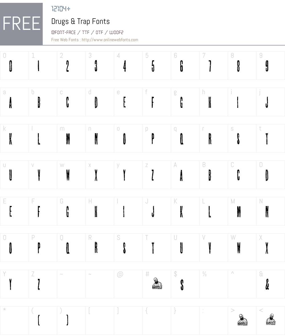 Drugs & Trap 1.00;March 27, 2023;FontCreator 11.0.0.2388 64-bit Fonts ...