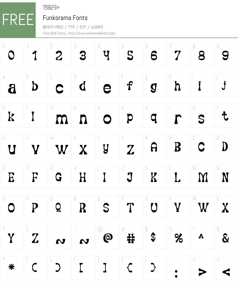 Funkorama 1.001;Fontself Maker 3.5.7 Fonts Free Download ...