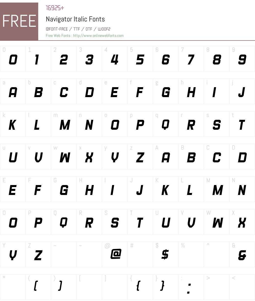 Navigator 1.000 Fonts Free Download - OnlineWebFonts.COM