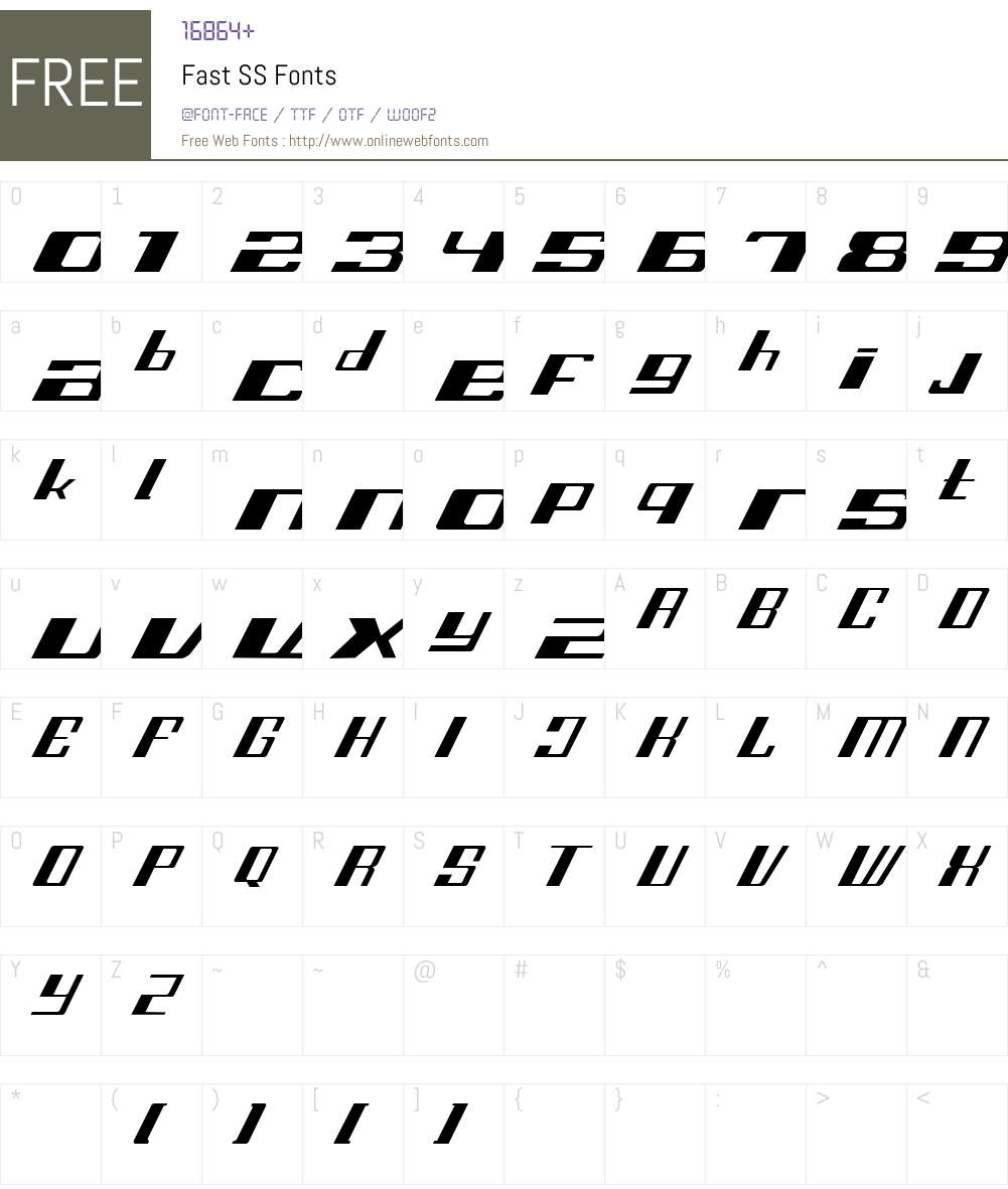 Fast SS Fonts Free Download - OnlineWebFonts.COM