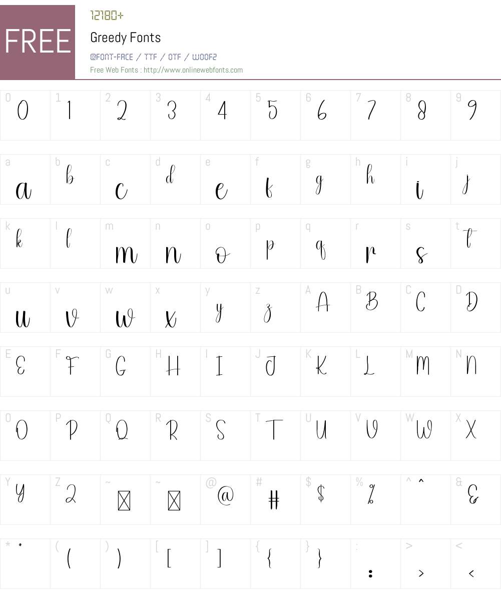 Greedy 1.002;Fontself Maker 3.5.8 Fonts Free Download - OnlineWebFonts.COM