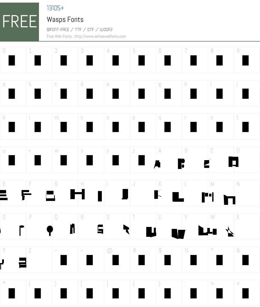 Wasps 1.0 Fonts Free Download - OnlineWebFonts.COM