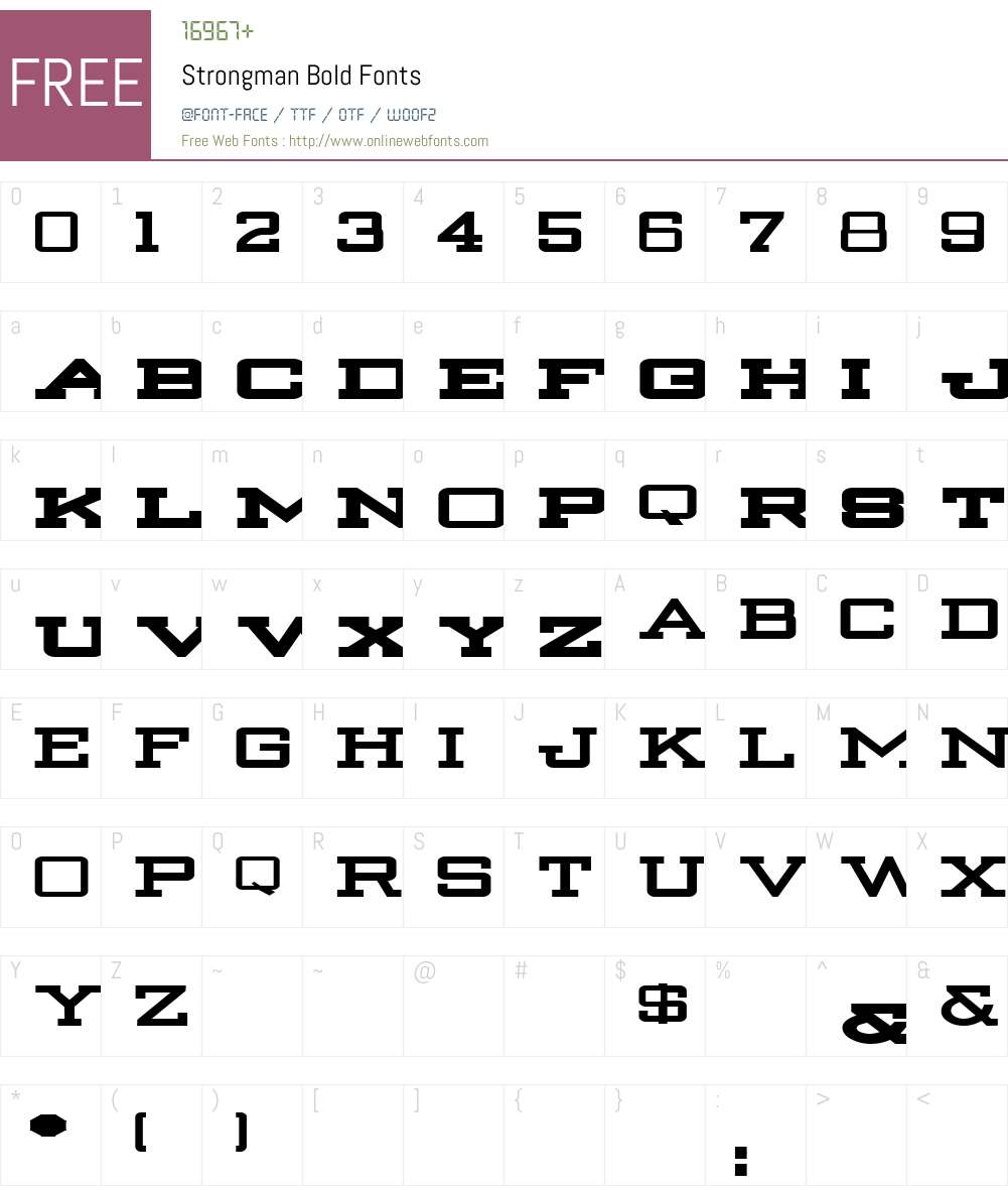 Strongman Bold Altsys Metamorphosis:4/16/92 Fonts Free Download ...