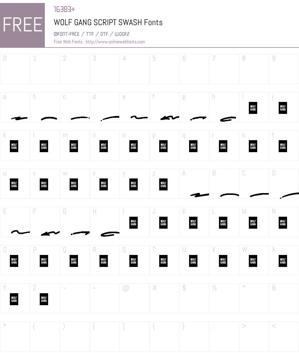 WOLF GANG SCRIPT SWASH Fonts Free Download - OnlineWebFonts.COM