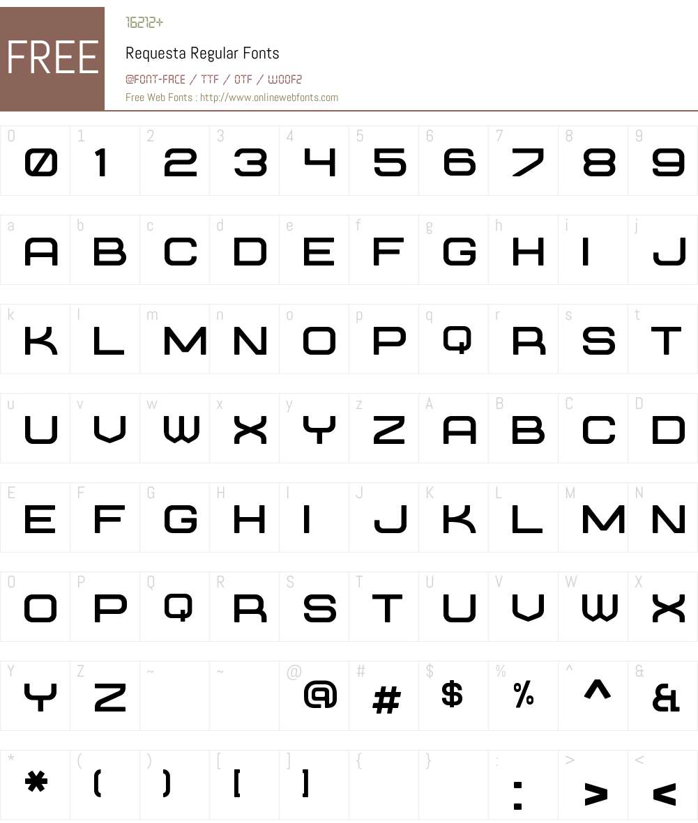 Requesta Regular 1.000 Fonts Free Download - OnlineWebFonts.COM
