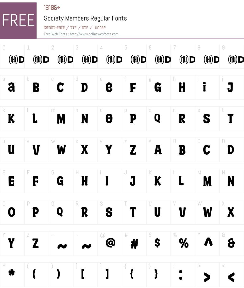 Society Members Regular 1.000 Fonts Free Download - OnlineWebFonts.COM