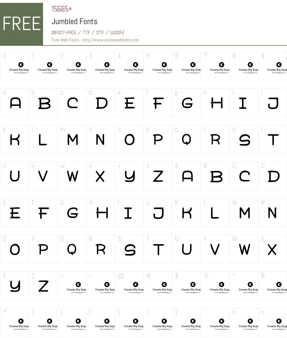 Jumbled 1.004;Fontself Maker 3.5.7 Fonts Free Download - OnlineWebFonts.COM