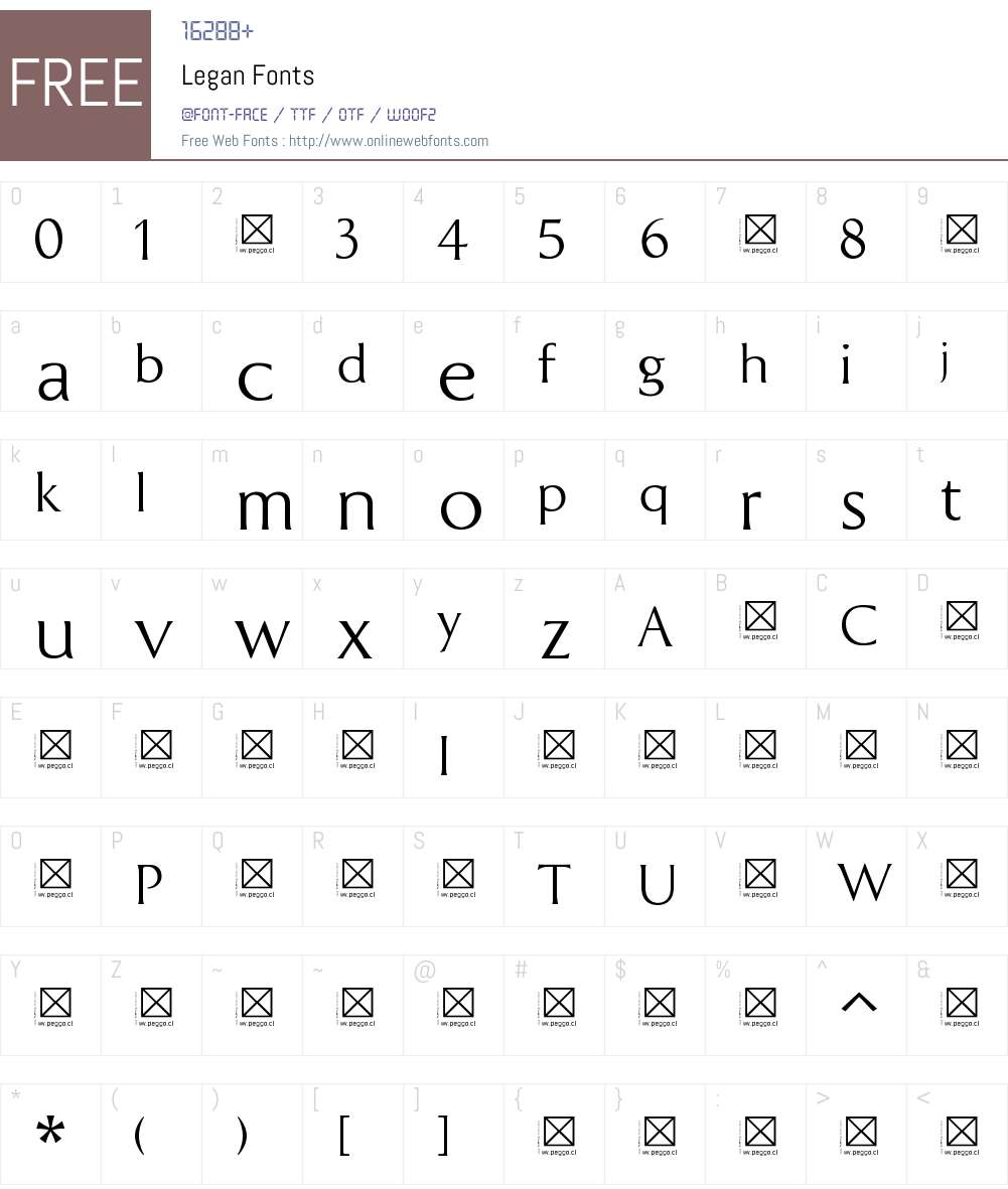 Legan 1.035 2009-2011;com.myfonts.easy.peggo.legan.regular.wfkit2 ...