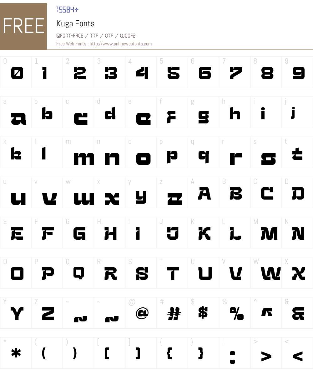 Kuga 1.002;Fontself Maker 3.5.8 Fonts Free Download - OnlineWebFonts.COM