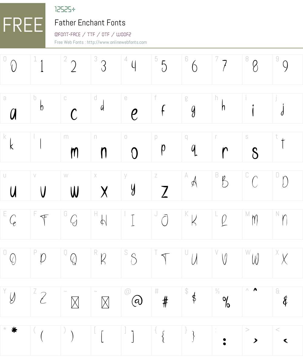 Father Enchant 1.003;Fontself Maker 3.5.8 Fonts Free Download ...