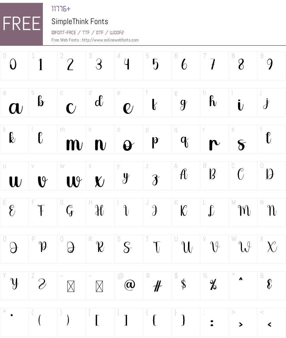 SimpleThink 1.002;Fontself Maker 3.5.8 Fonts Free Download - OnlineWebFonts.COM