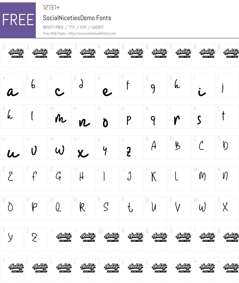 SocialNicetiesDemo 1.003;Fontself Maker 3.5.4 Fonts Free Download - OnlineWebFonts.COM