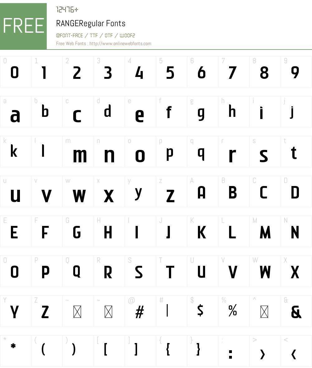 RANGE 1.001;Fontself Maker 3.5.7 Fonts Free Download - OnlineWebFonts.COM