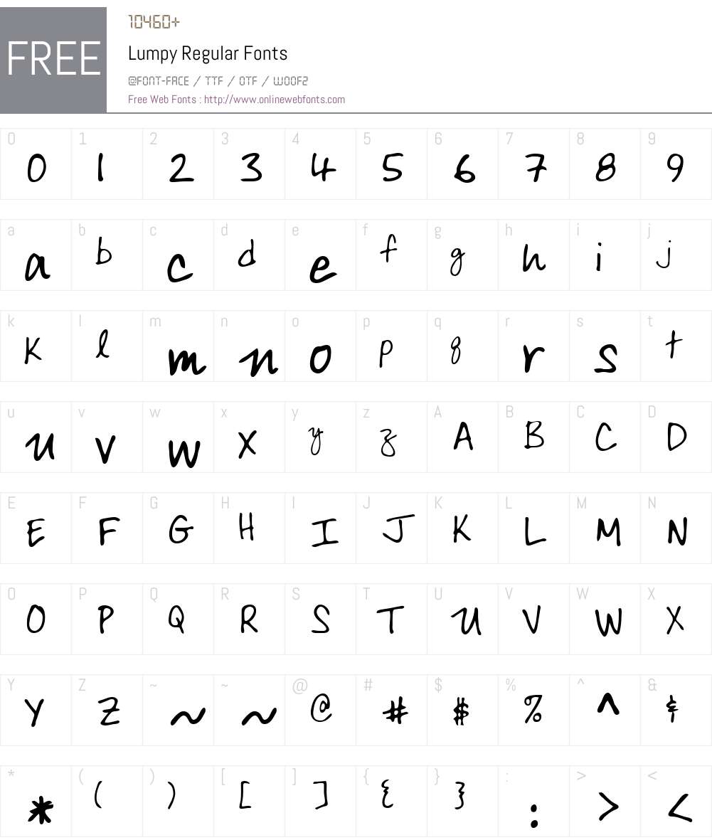 Lumpy Regular Altsys Metamorphosis:3/9/95 Fonts Free Download ...