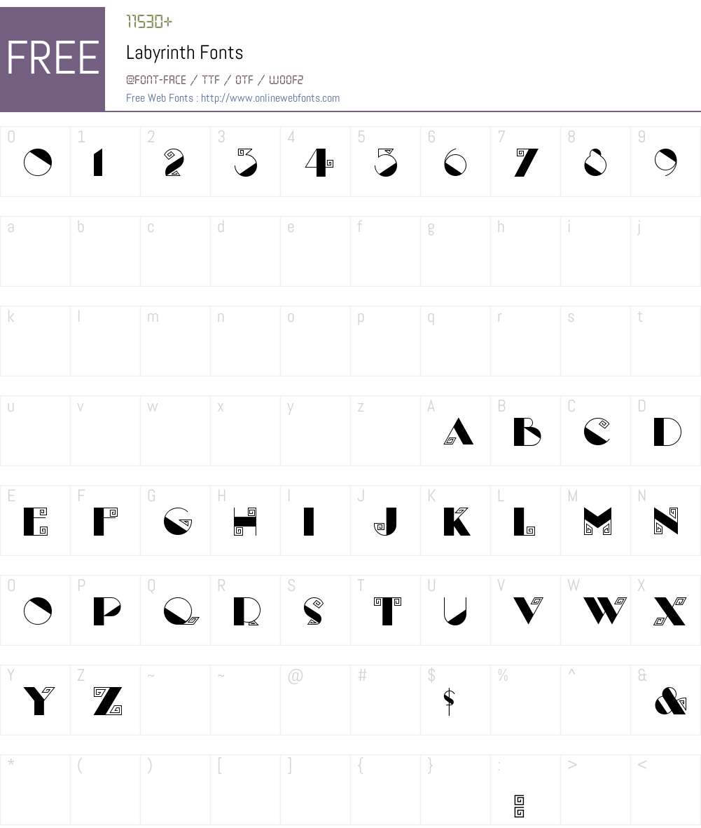Labyrinth V2 Converted from e: ickfo~1LA______.TF1 by ALLTYPE Fonts ...