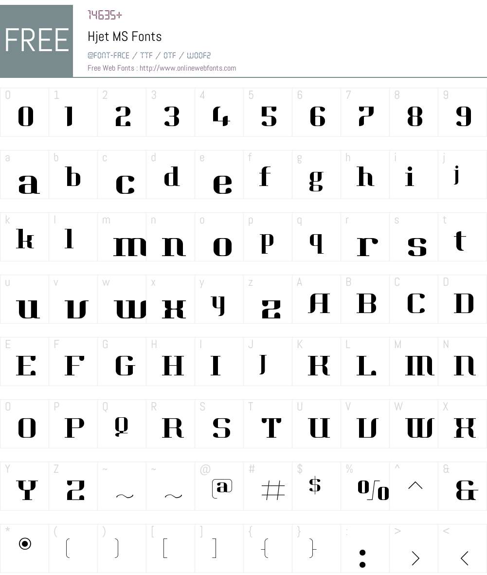 Hjet MS 1.2 Fonts Free Download - OnlineWebFonts.COM