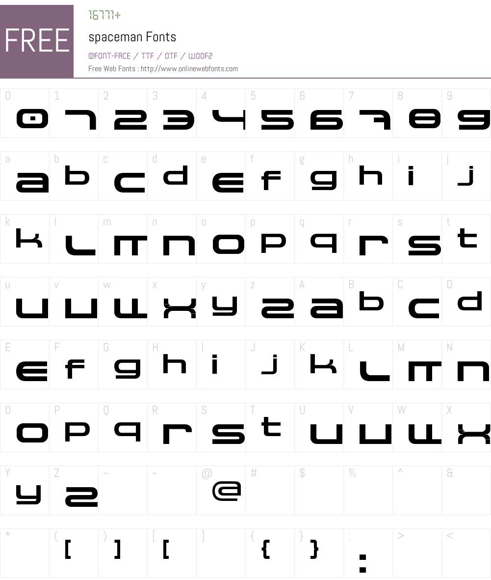 spaceman V2 Macromedia Fontographer 4.1.4 07.09.2001 Fonts Free ...