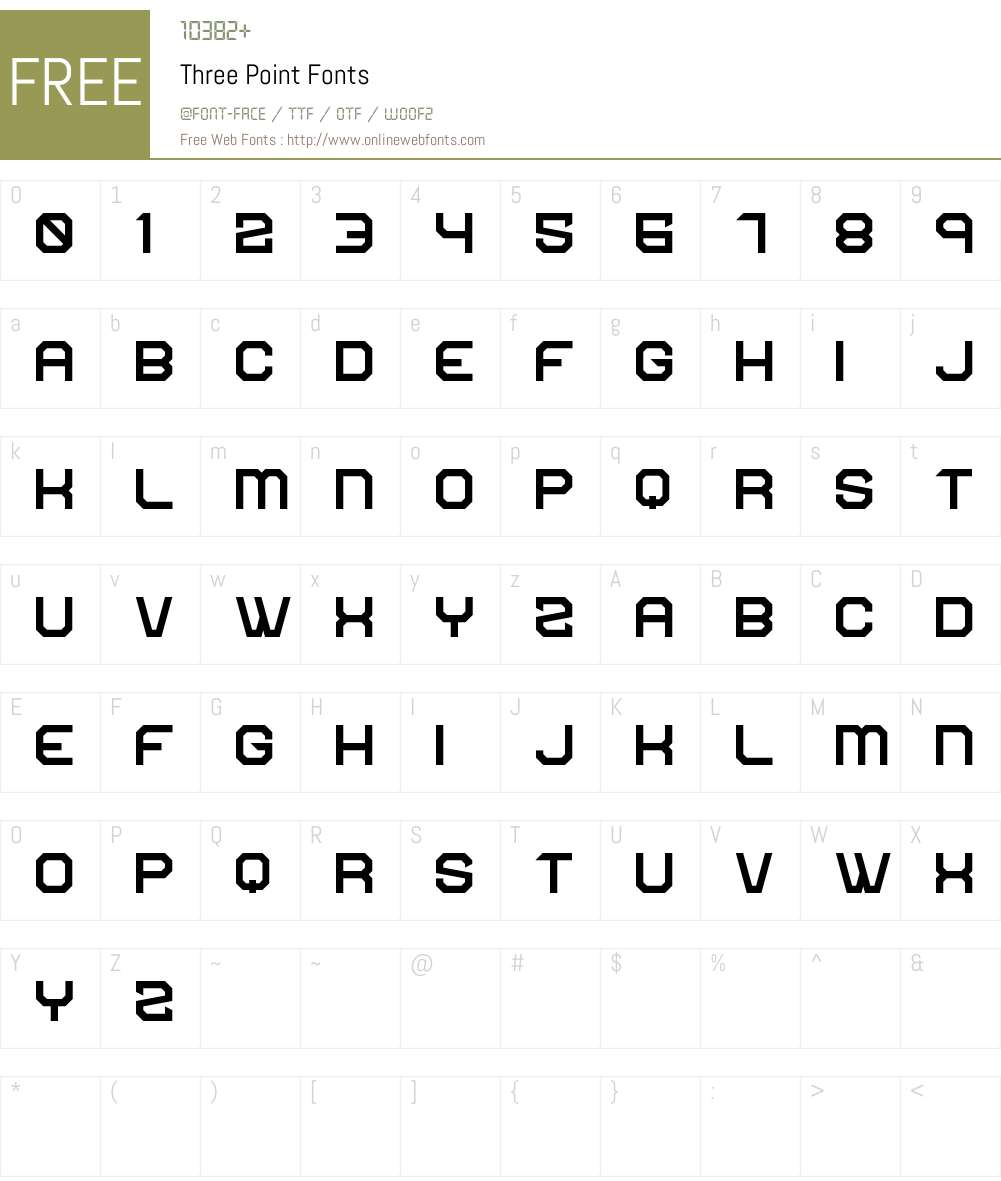 Three Point 1.002;Fontself Maker 2.3.5 Fonts Free Download ...