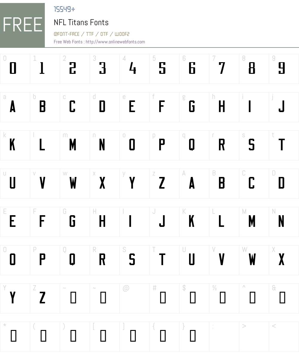 NFL Titans Macromedia Fontographer 4.1 1/21/05 Fonts Free Download ...