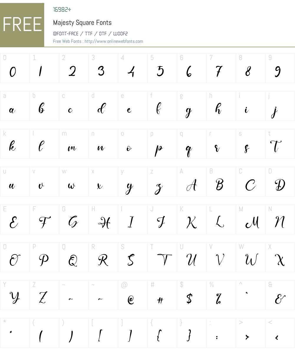Majesty Square 1.00;August 24, 2021;FontCreator 12.0.0.2563 64-bit Fonts Free Download ...