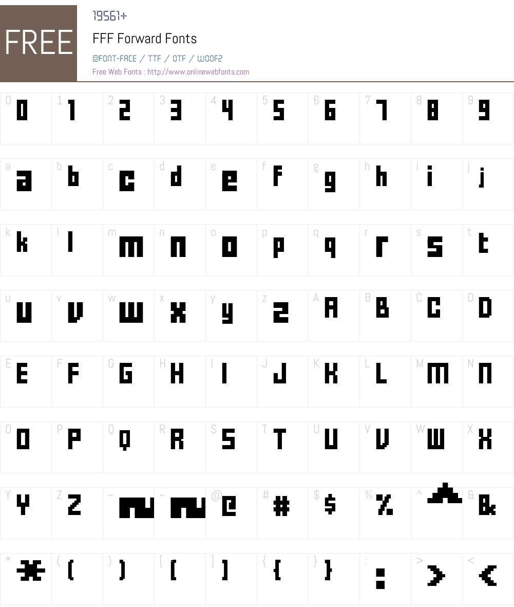 FFF Forward 1 Fonts Free Download - OnlineWebFonts.COM