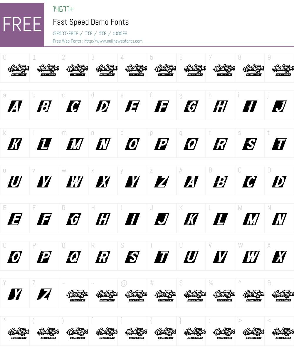 Fast Speed Demo 1.002;Fontself Maker 3.5.4 Fonts Free Download ...