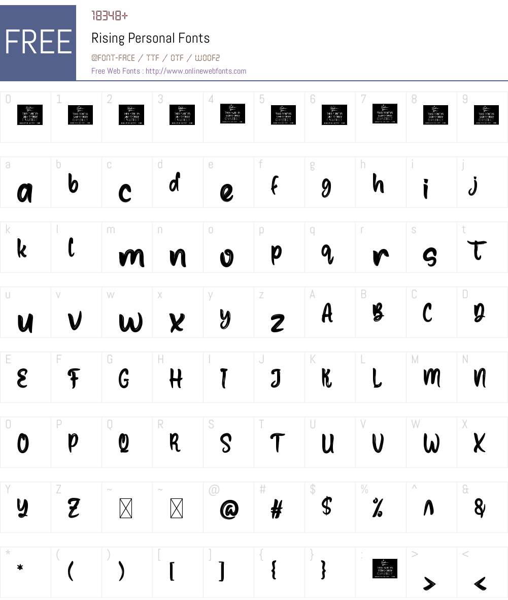 Rising Personal 1.003;Fontself Maker 3.5.4 Fonts Free Download ...