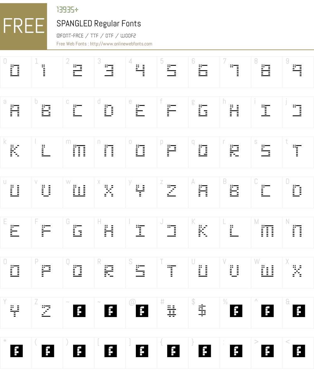 SPANGLED Regular 1.0 Fonts Free Download - OnlineWebFonts.COM