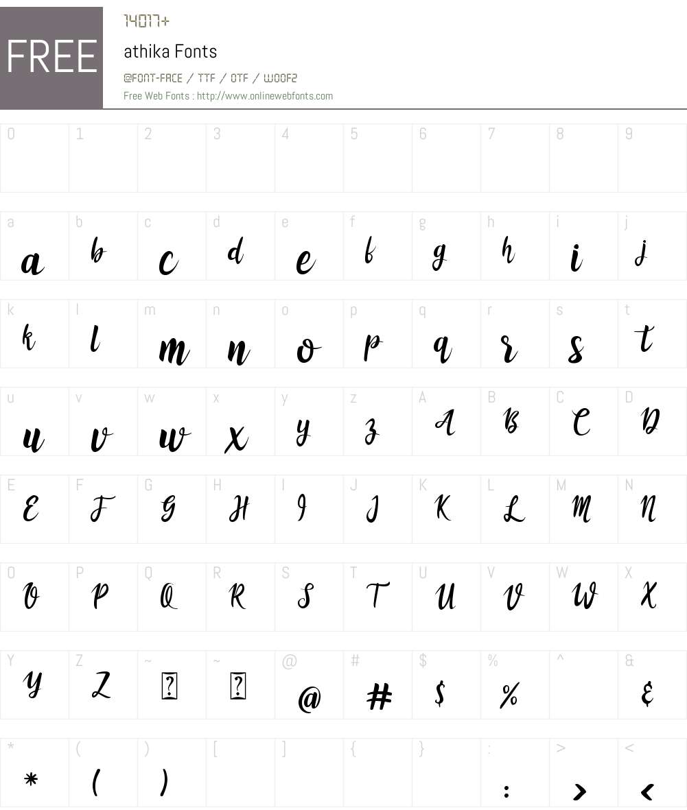 athika 1.00;February 26, 2019;FontCreator 11.5.0.2430 64-bit Fonts Free Download ...