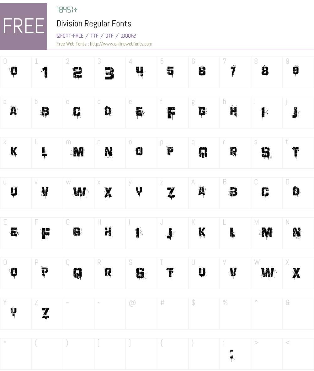 Division 1.000 Fonts Free Download - OnlineWebFonts.COM