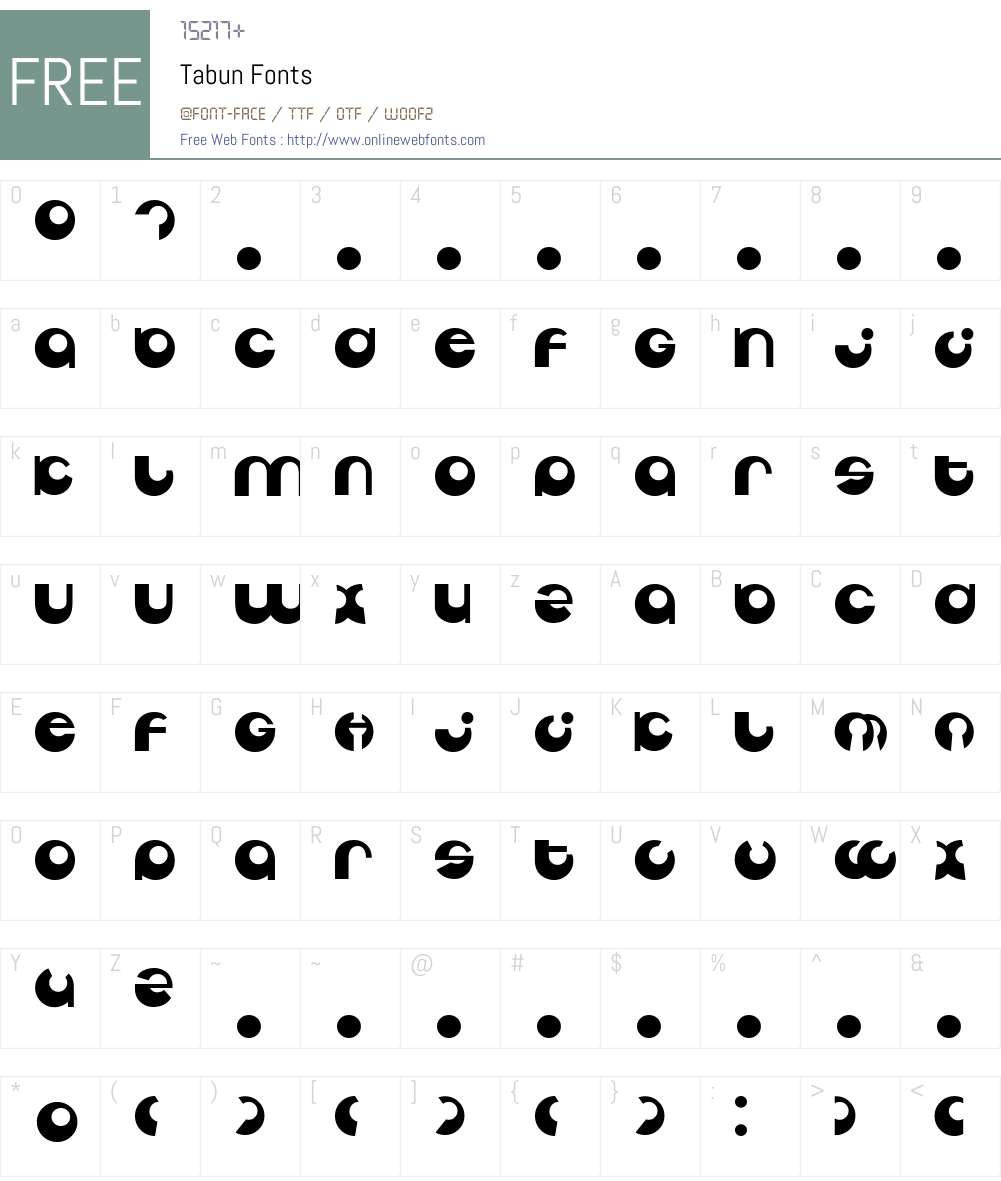 Tabun V2 1 092002 Fonts Free Download - OnlineWebFonts.COM