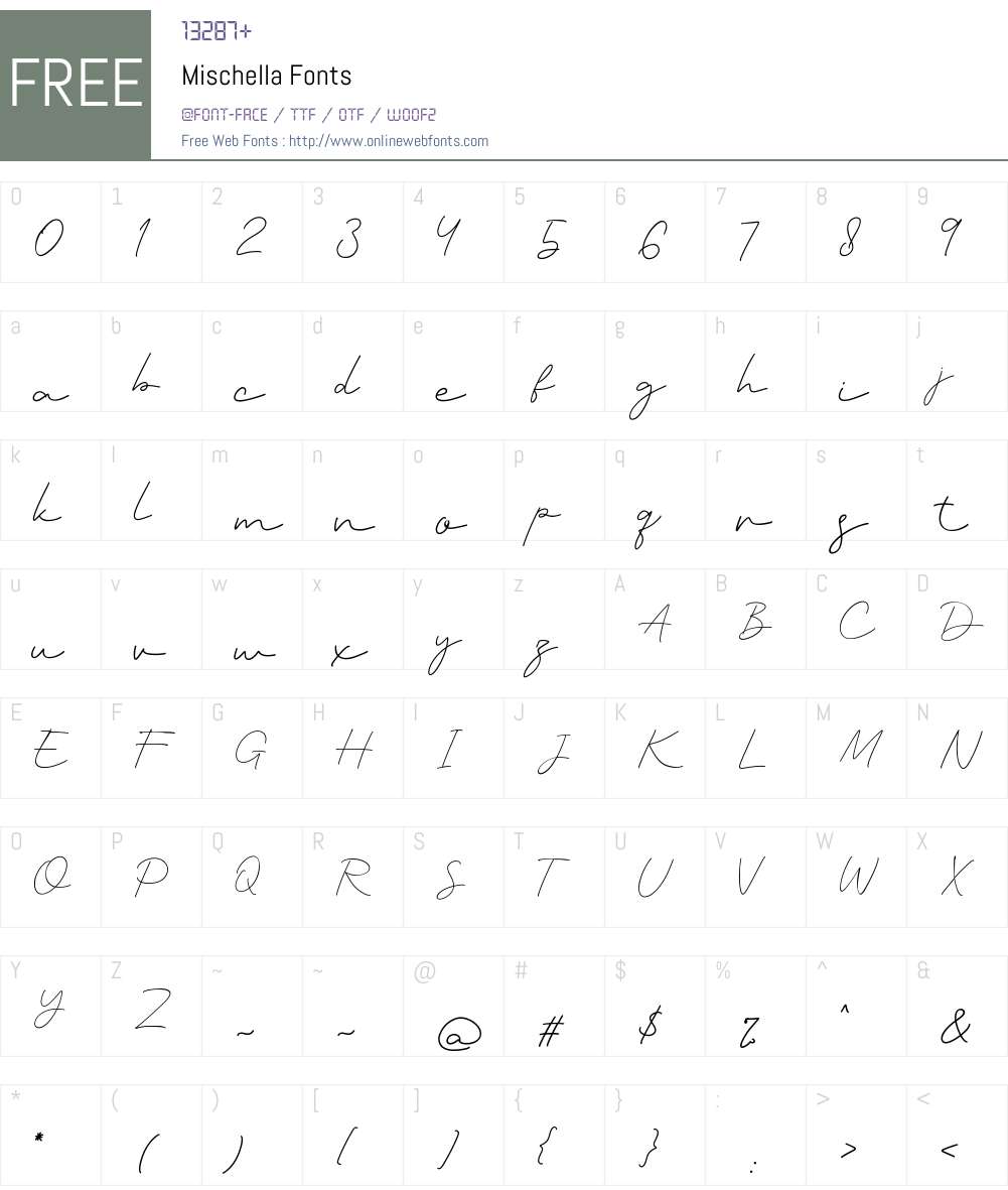 Mischella 1.005;Fontself Maker 3.5.1 Fonts Free Download ...