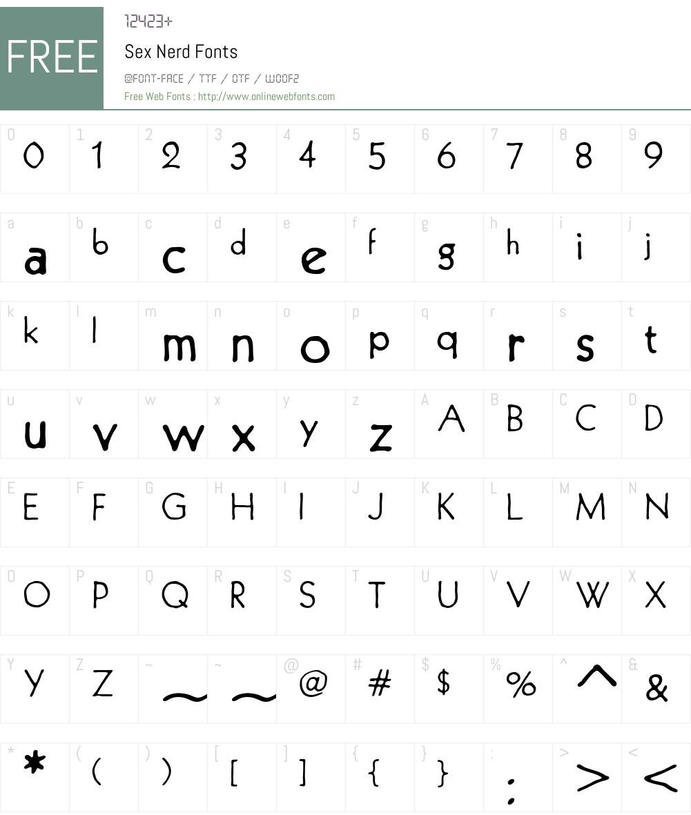 Sex Nerd 1.0 Free For Private Use www.cumberlandgames.com Fonts Free Download - OnlineWebFonts.COM