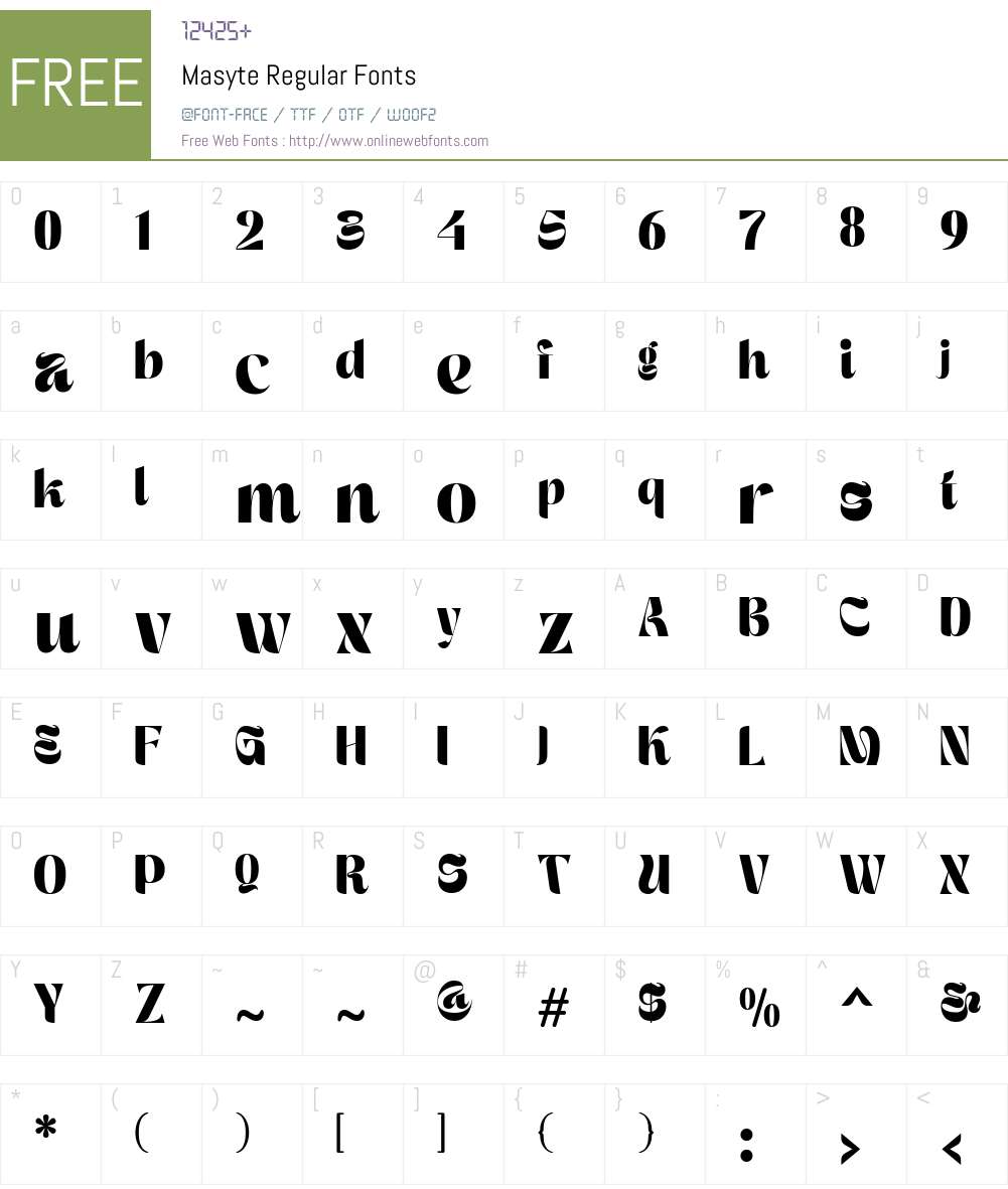 Masyte 1.000 Fonts Free Download - OnlineWebFonts.COM