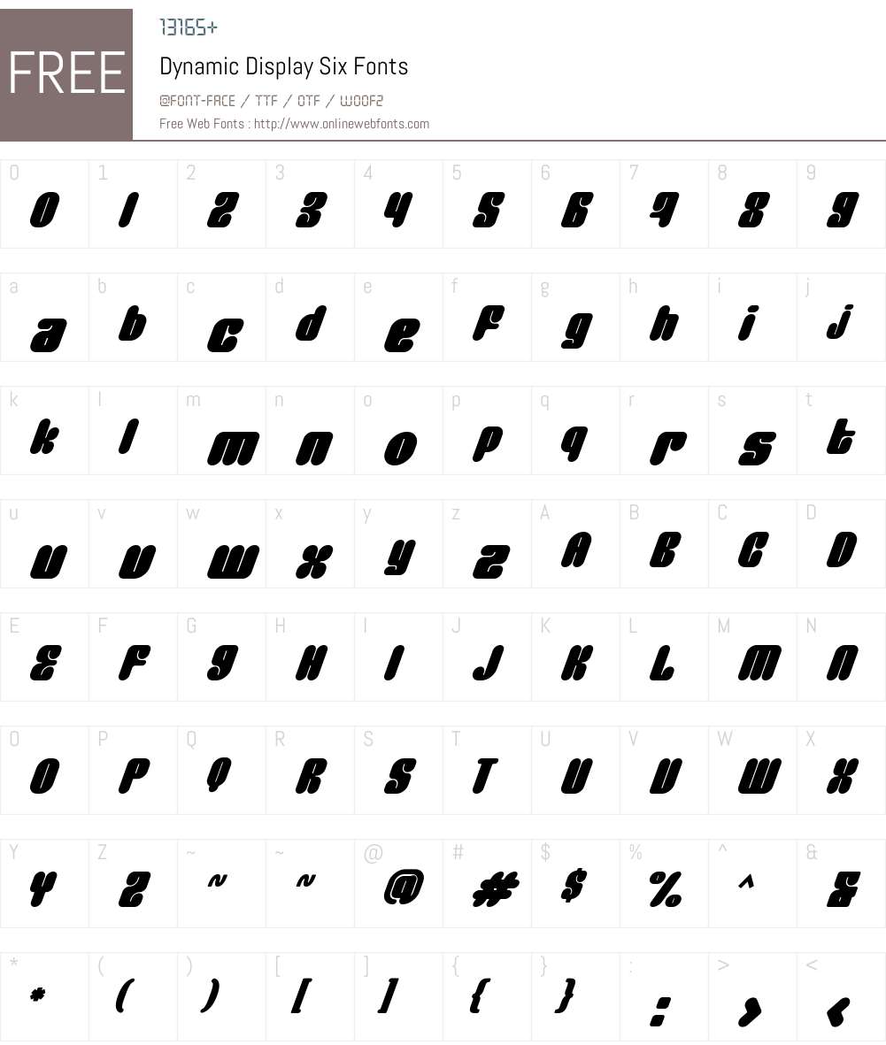 Dynamic Display Six 1.002;Fontself Maker 3.5.8 Fonts Free Download ...